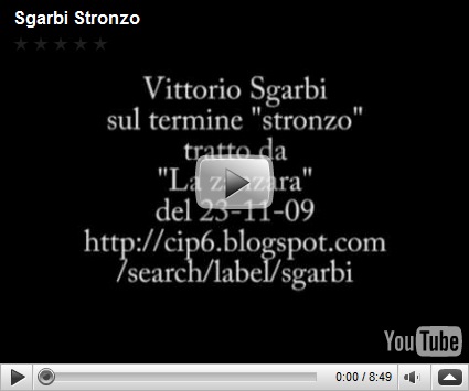 cip6: Sgarbi è uno stronzo